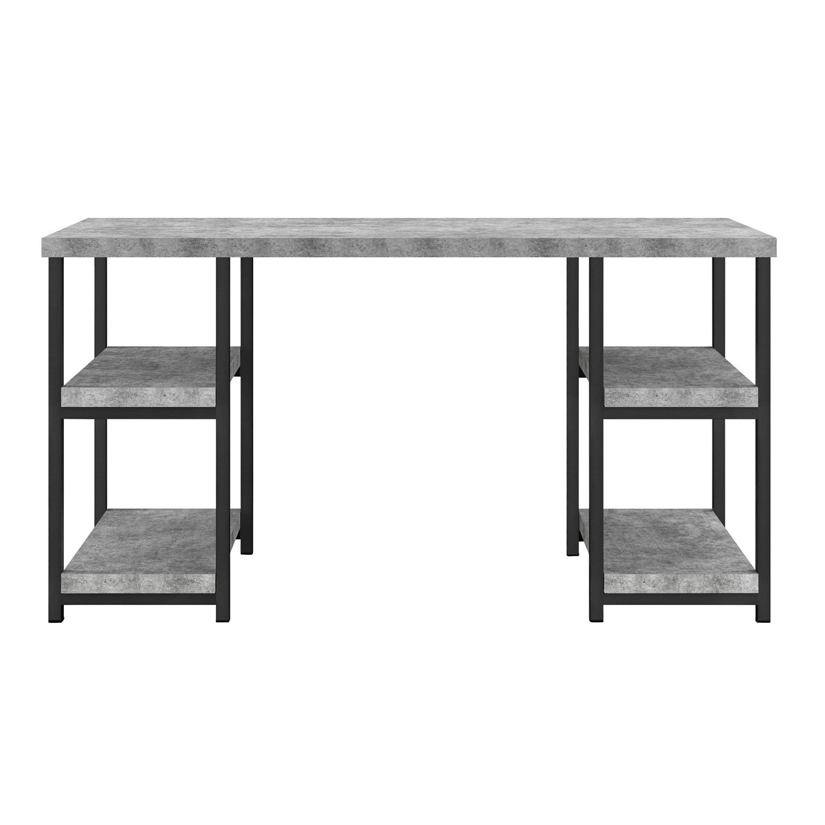 ASHLAR DESK, LIGHT CONCRETE – Dorel Home Europe